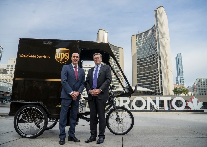 UPS tests deliveries by cargo trike near Toronto | Bicycle Retailer and ...