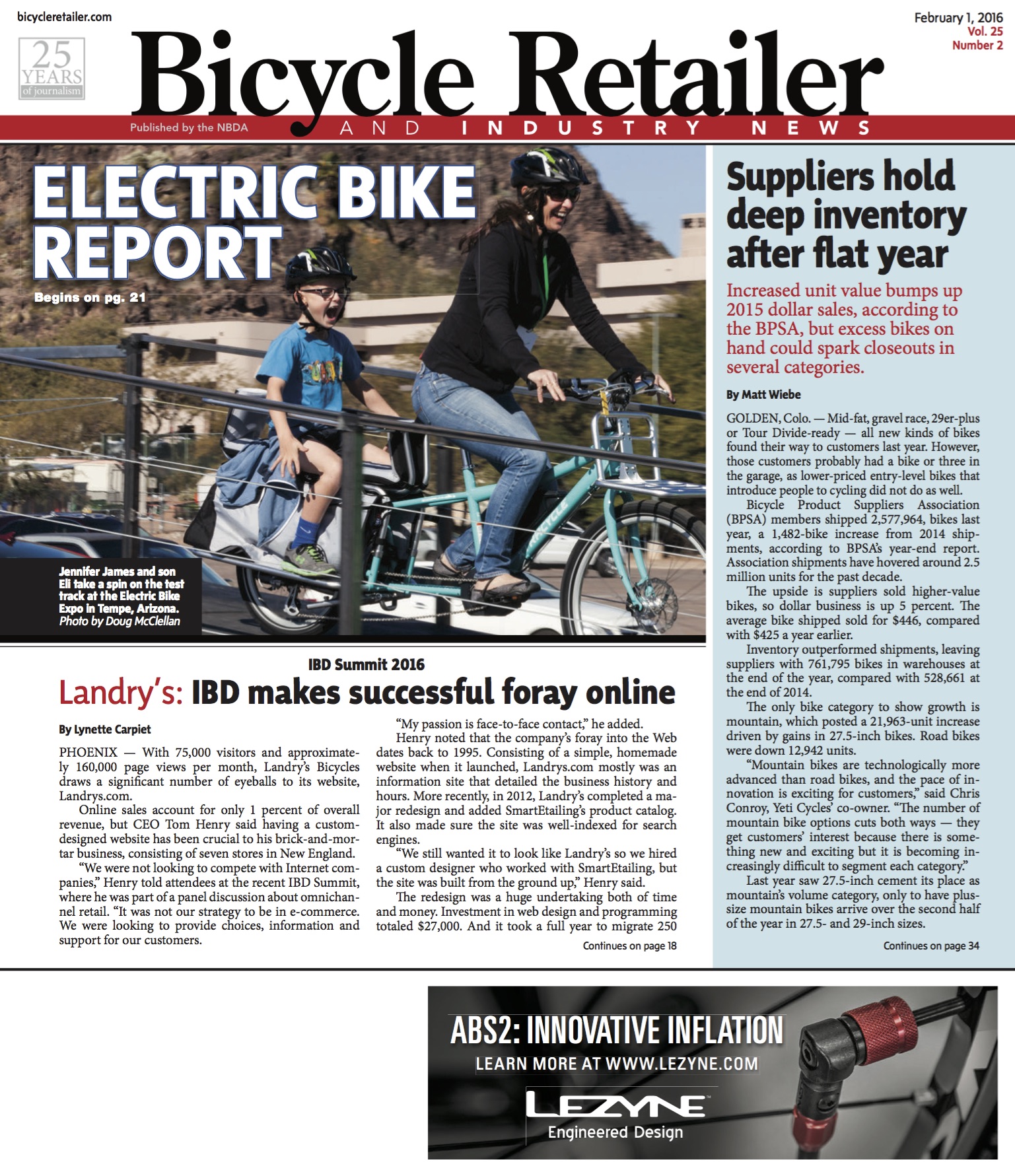 New BRAIN issue: Sales of pricey niche bikes drove dollar and unit ...