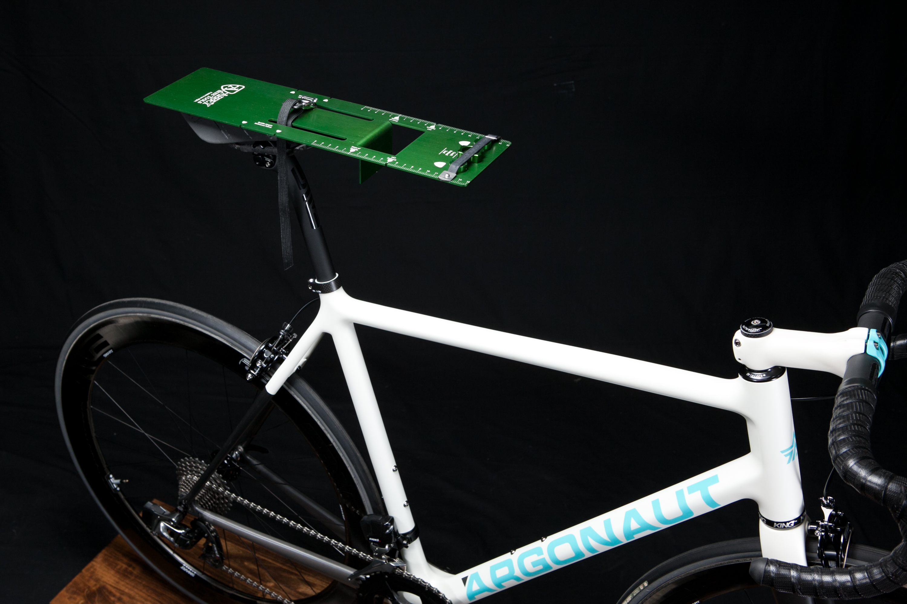 Abbey delivering saddle position measurement tool | Bicycle Retailer ...