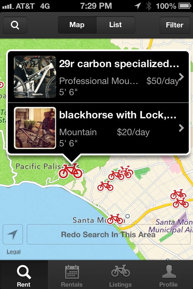 Peer to peer bike rental company adds iPhone app | Bicycle Retailer and ...