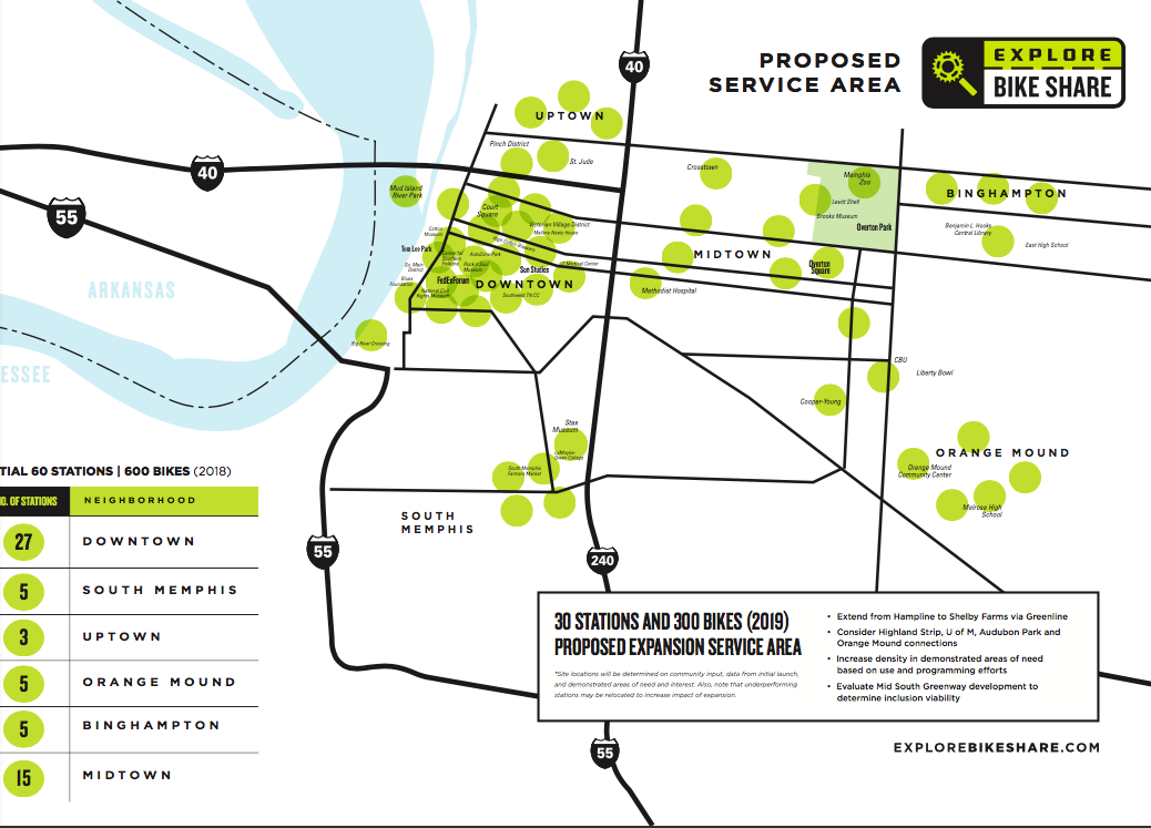 Memphis bike share system planned for spring 2018 launch | Bicycle ...