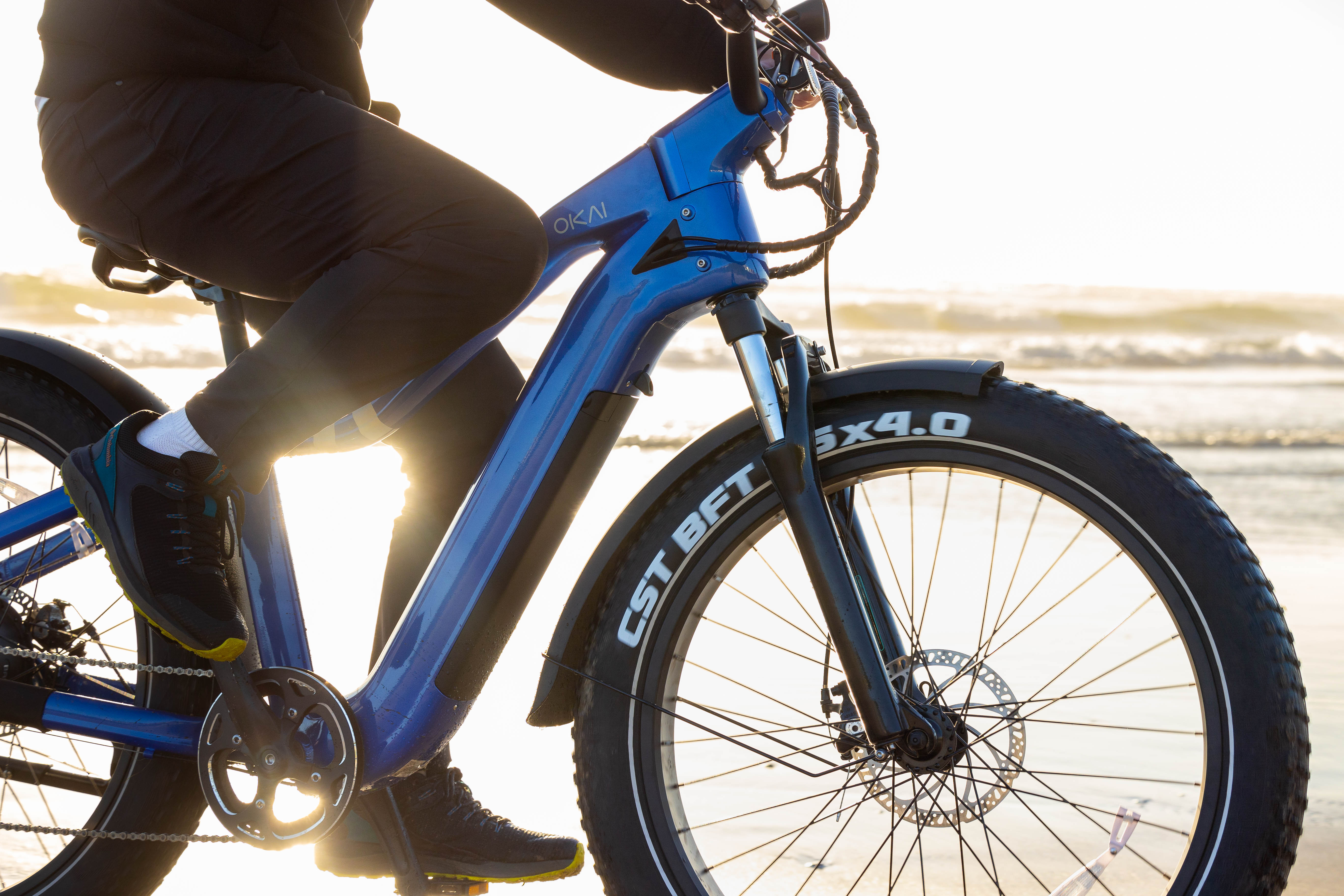 OKAI shows new fat-tire e-bike model at Big Gear Show | Bicycle ...