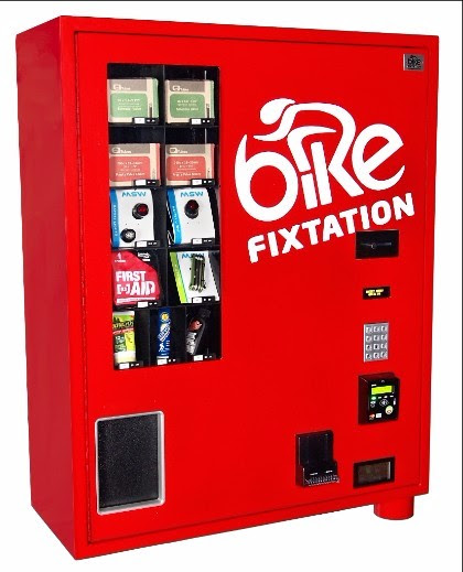 Bike Fixtation offers wall-mounting vending machine for bike products ...