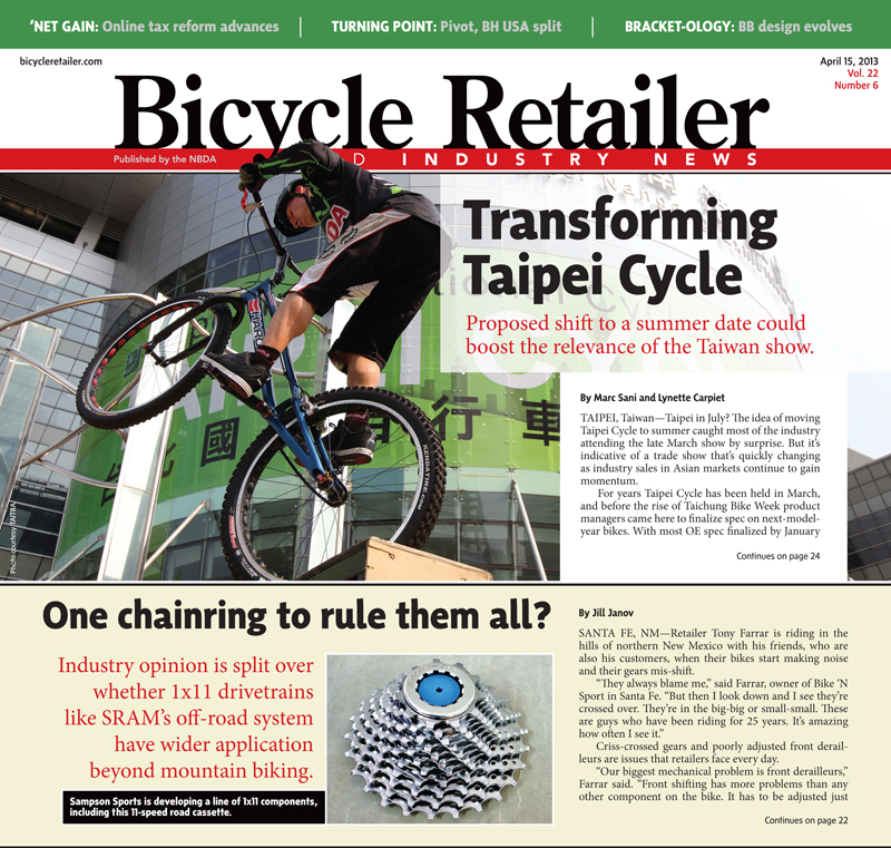 April 15, 2013 | Bicycle Retailer and Industry News