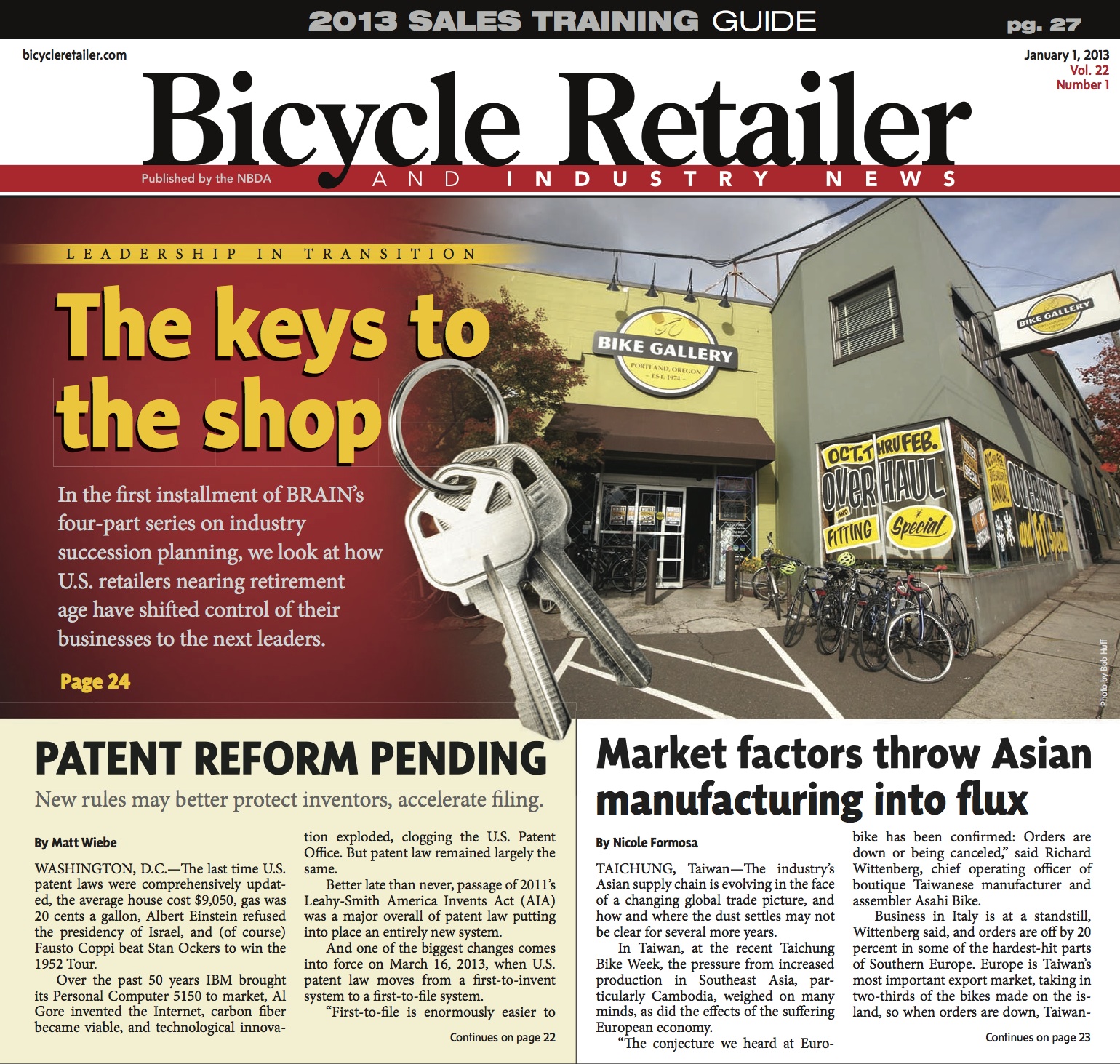 January 2013 | Bicycle Retailer and Industry News