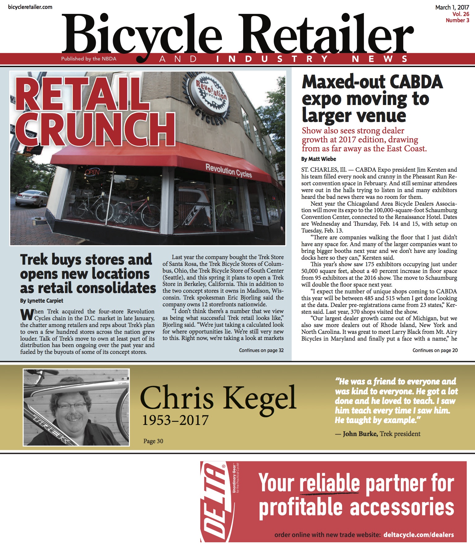 March 1, 2017 | Bicycle Retailer and Industry News