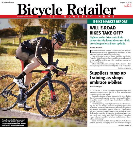 Aug. 15, 2018 | Bicycle Retailer and Industry News