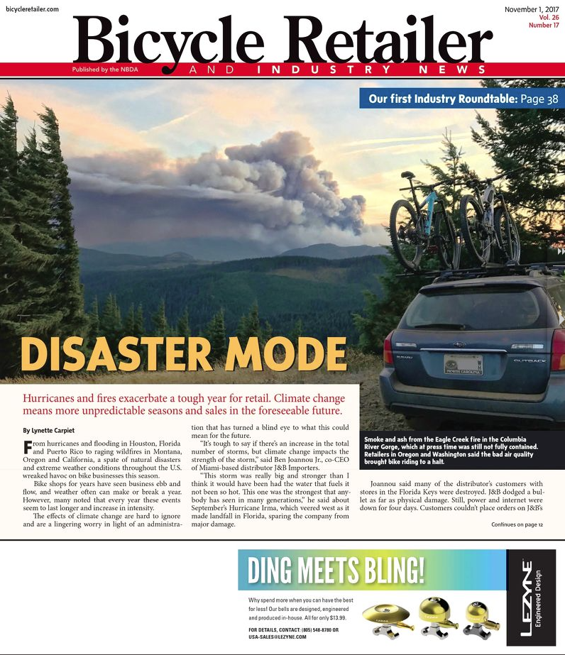 Nov. 1, 2017 | Bicycle Retailer and Industry News