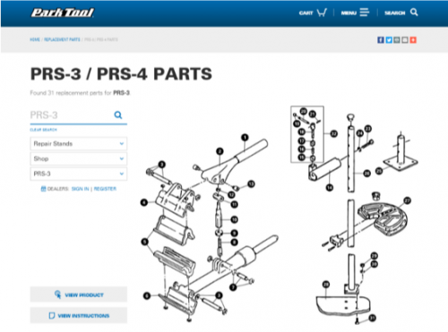 Park Tool Launches Online Ordering for Replacement Parts | Bicycle ...