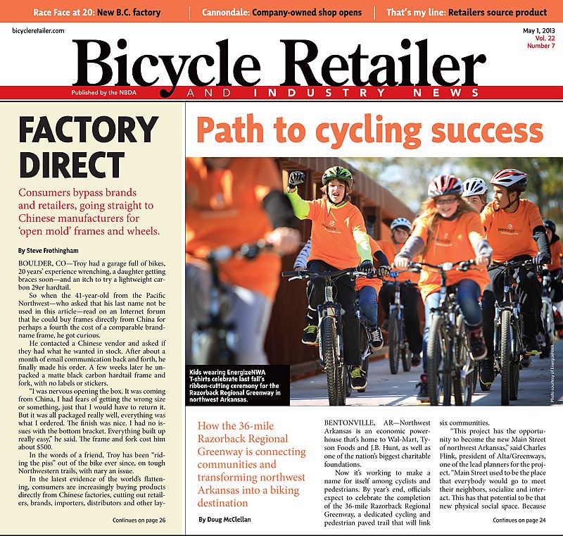 From the mag: Retailers go straight to the source | Bicycle Retailer ...