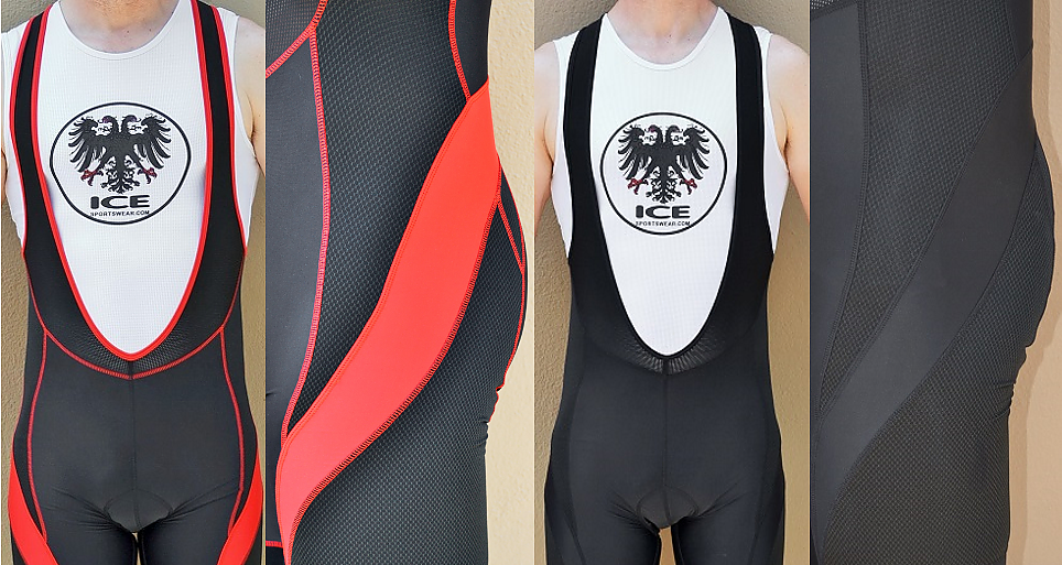 Ice Carbon bibs feature mesh panels and gel-padded chamois | Bicycle ...