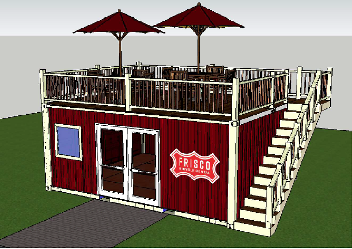 Container store: Missouri bike shop, built with shipping containers ...