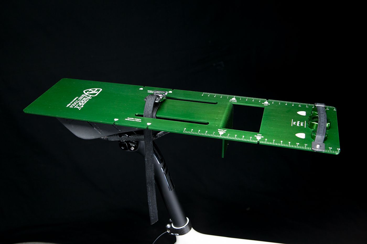 Abbey delivering saddle position measurement tool | Bicycle Retailer ...