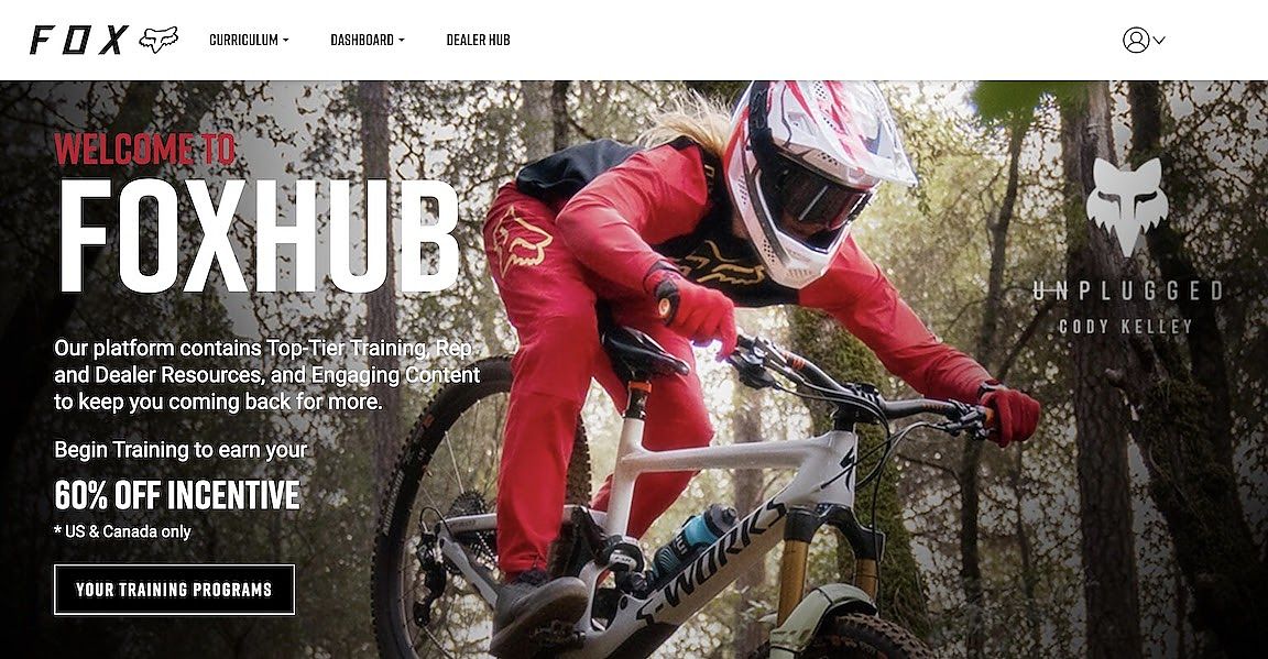 Fox Racing Launches Foxhub Dealer Training Site | Bicycle Retailer and ...