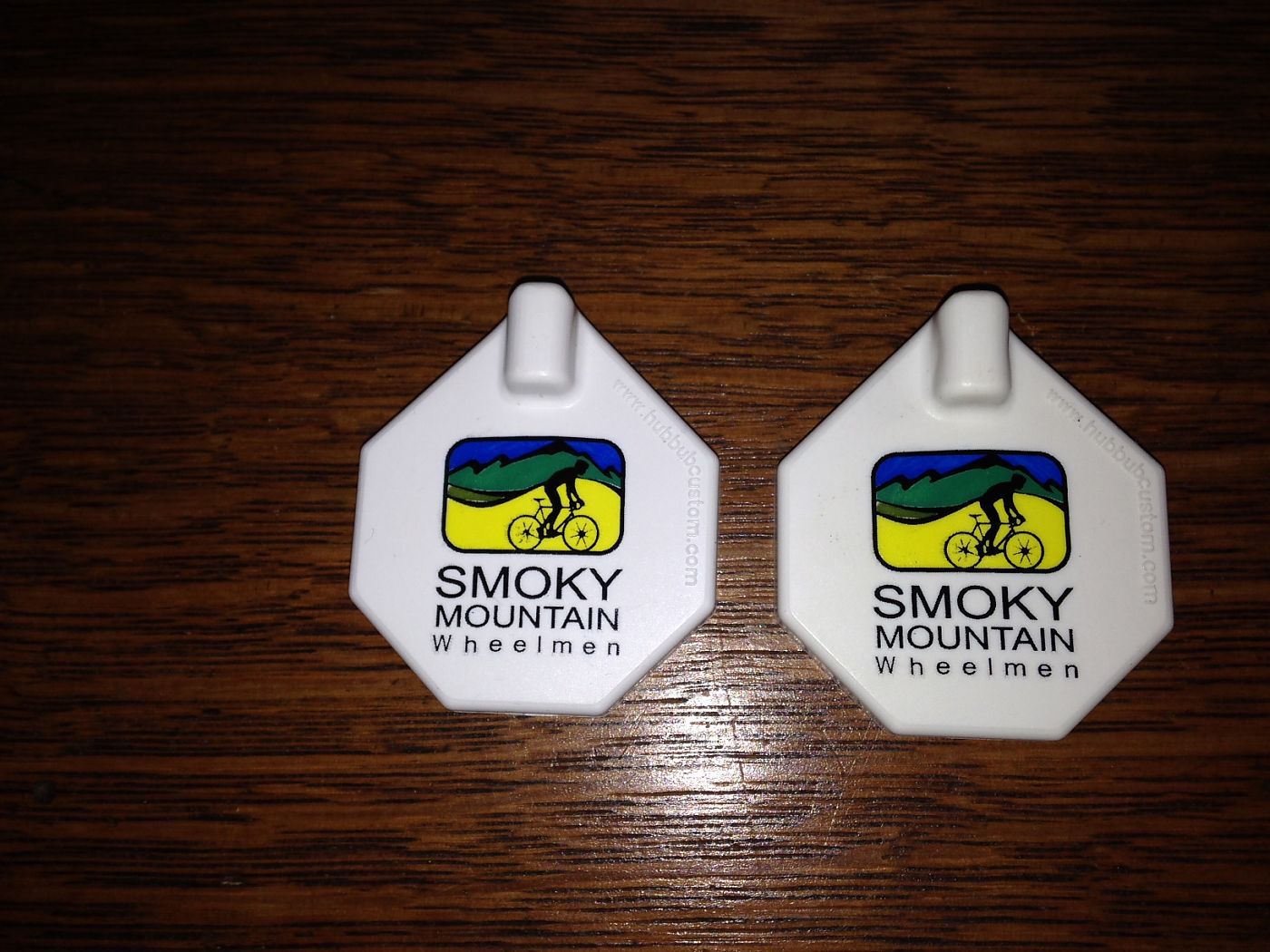 Hubbub's US-made helmet mirror can be customized with store logos ...