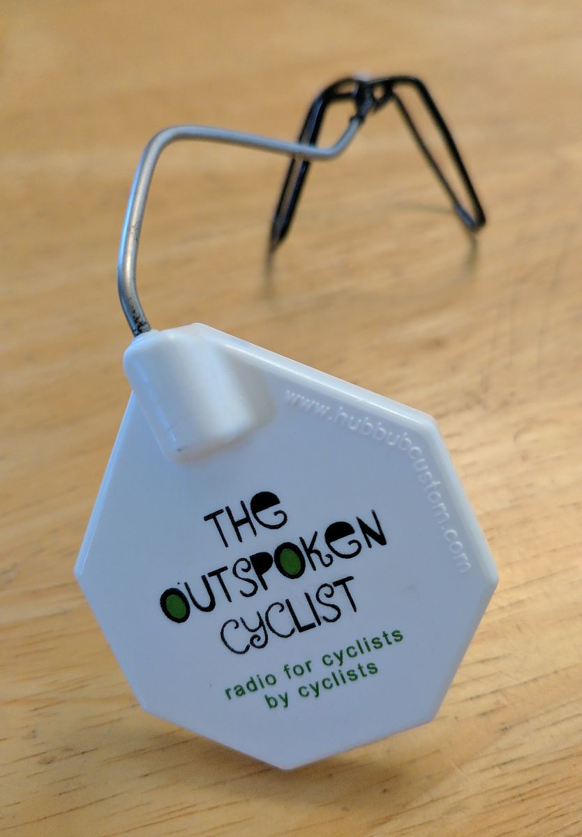 Hubbub's US-made helmet mirror can be customized with store logos ...