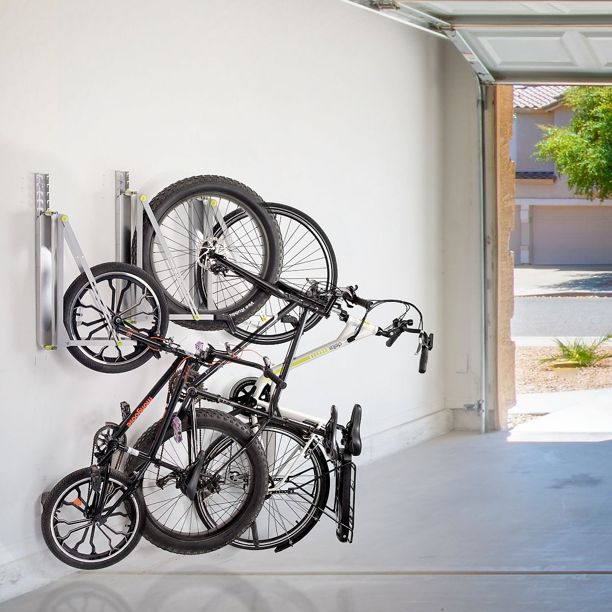 Delta offers lift-assist bike storage rack | Bicycle Retailer and ...