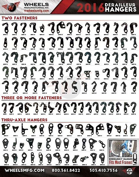 Wheels Mfg. offers shops free derailleur hanger and bottom bracket wall ...